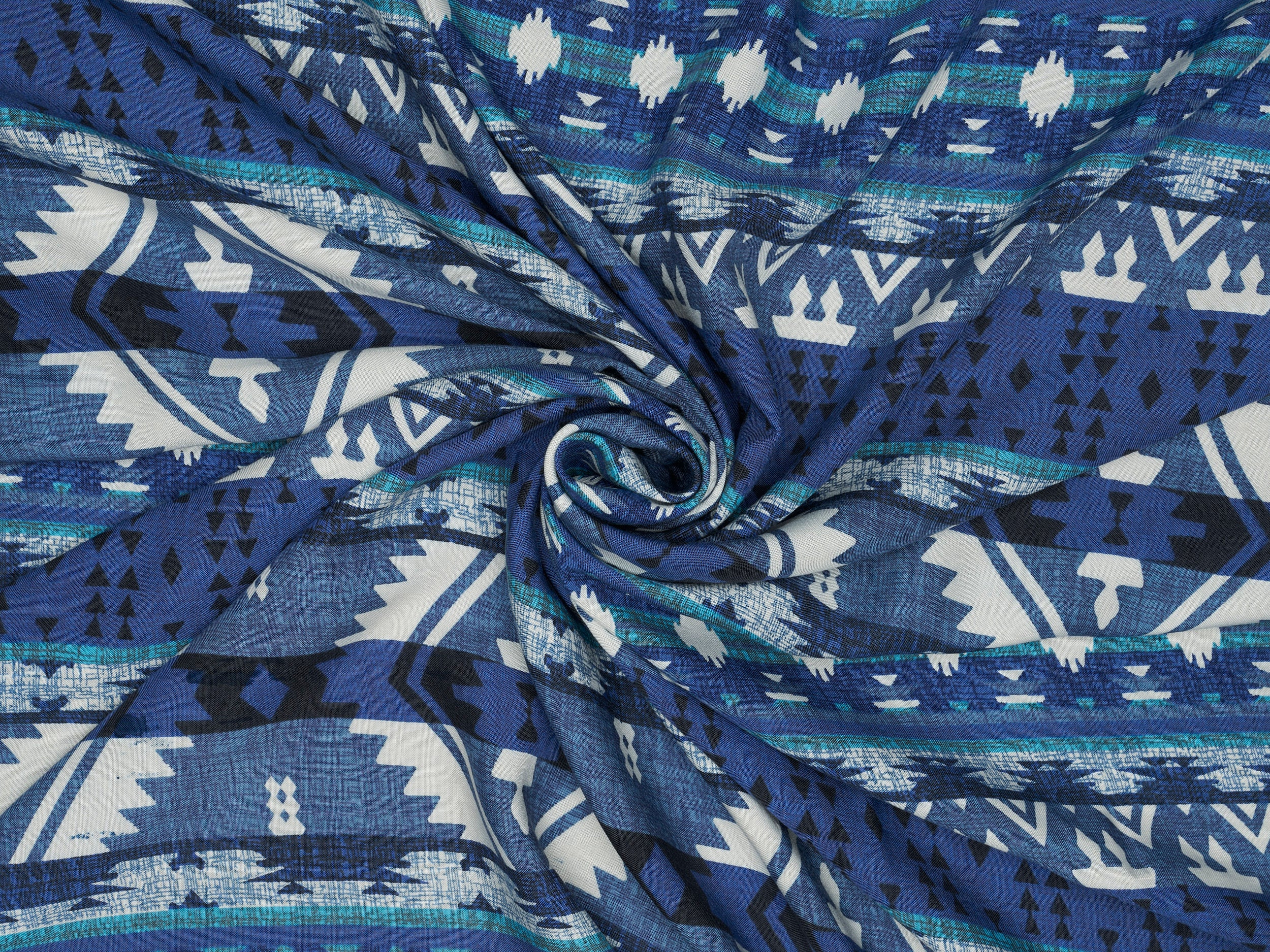 Tribal Bohemian pattern - Rayon challis fabric by the yard – MONSAR FABRICS